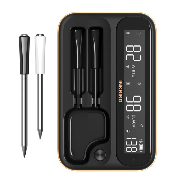INKBIRD 2 Probes WiFi & Bluetooth Wireless Meat Thermometer INT-12-BW
