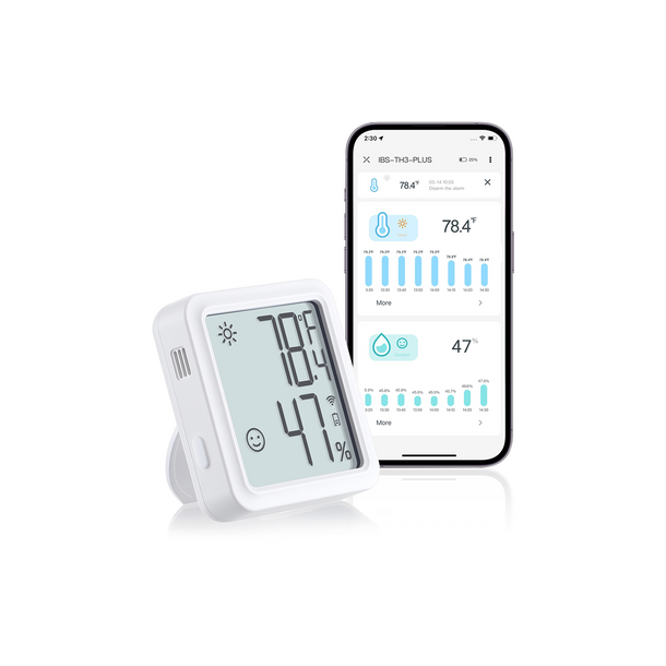 Inkbird Wireless Thermo-Hygrometer Temp & RH Sensor IBS-TH3 Series ...