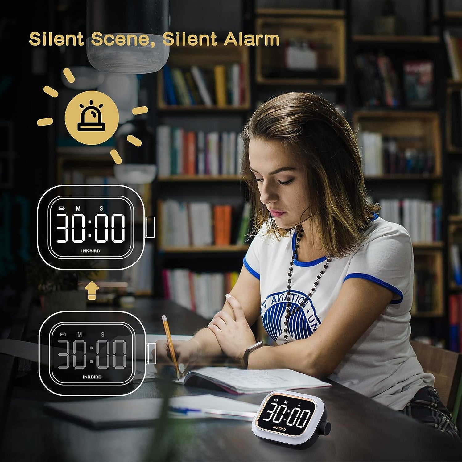 INKBIRD Digital Rechargeable Countdown Kitchen Timer Clock IDT-02