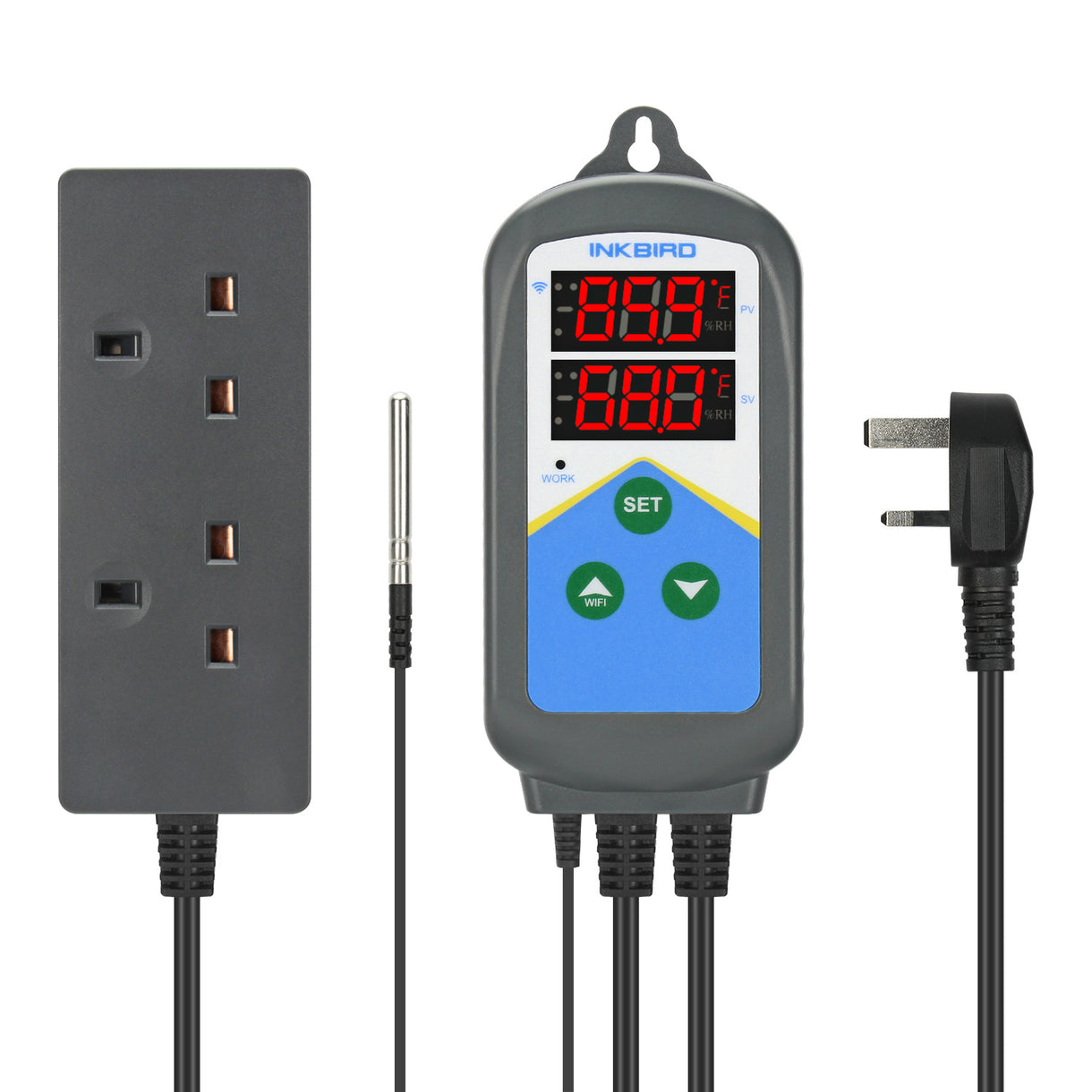 INKBIRD Digital Temperature Controller w/ Dual Outlets of Heating