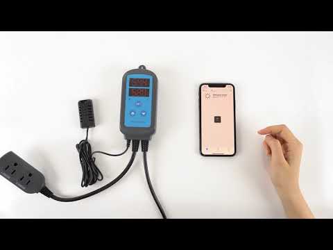 INKBIRD Digital Humidity Controller Pre-Wired Outlet Dual Stage