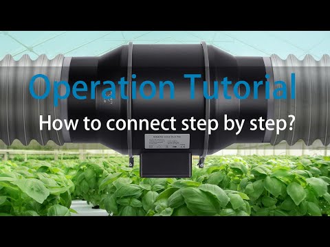 INKBIRD Smart 6" Inline Duct Fan with Temperature Humidity Controller