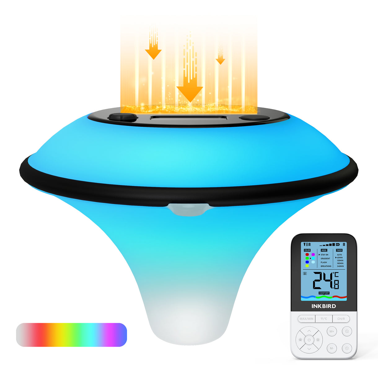 Solar Pool Thermometer IBS-P05R with Ambient Light – INKBIRD
