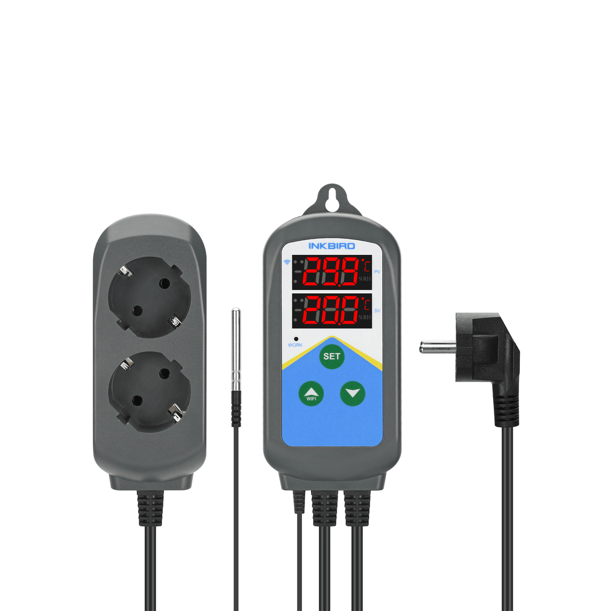 INKBIRD Digital Temperature Controller w/ Dual Outlets of Heating