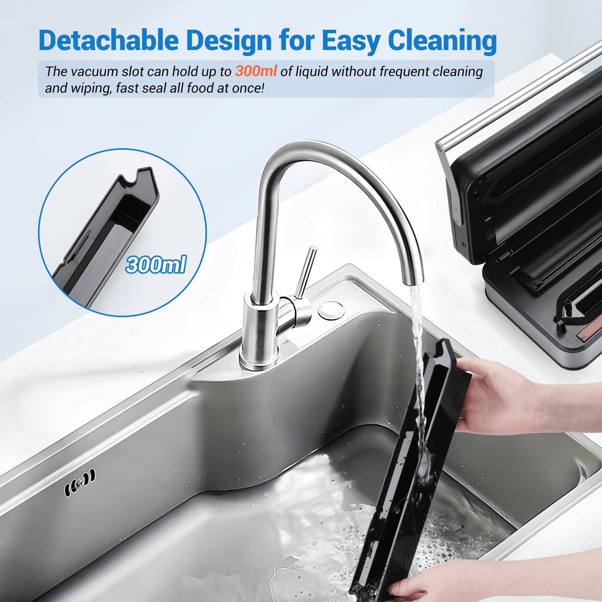 INKBIRD Vacuum Sealer Machine INK-VS04, Dual Motor, Dual Pump