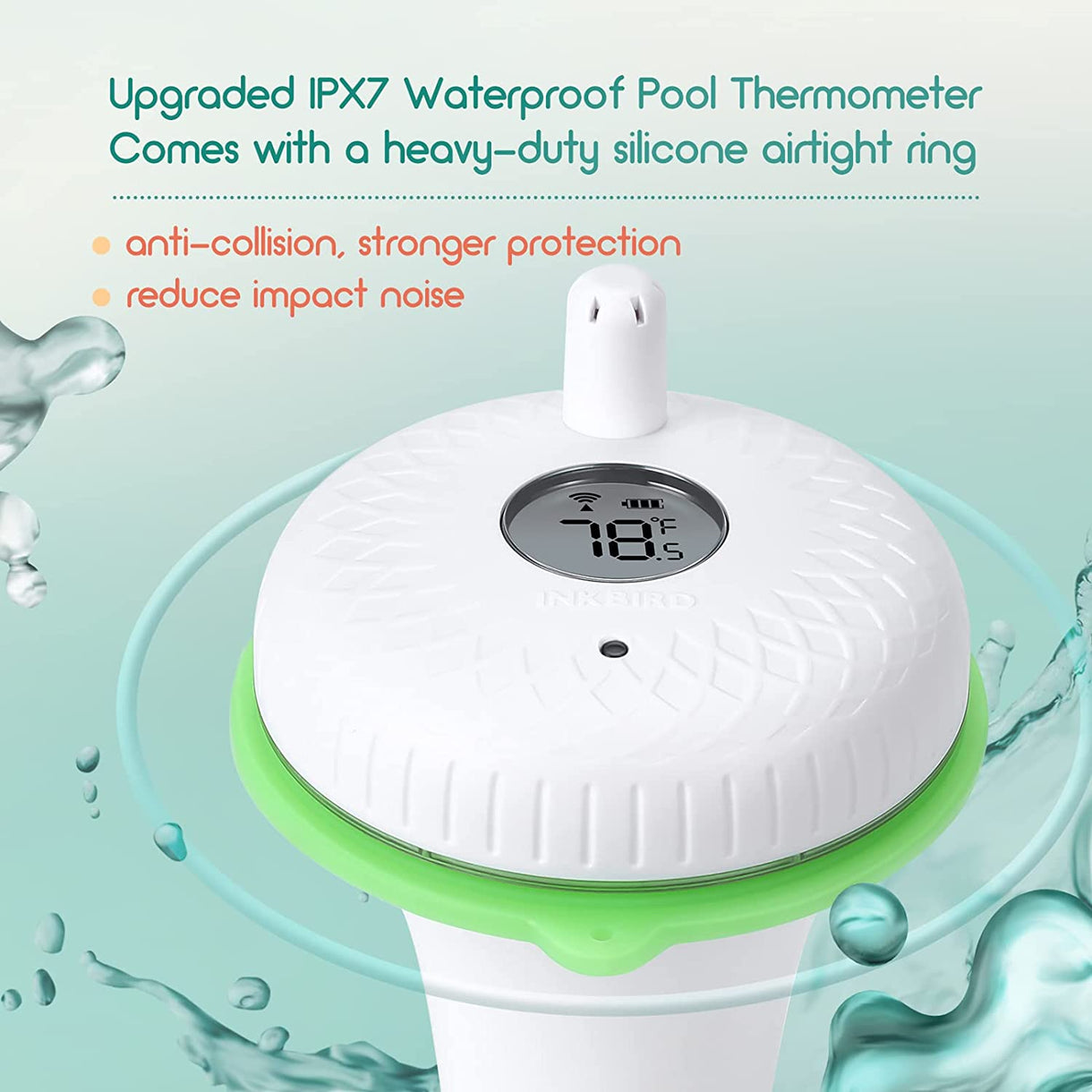 Wireless Pool Thermometer Set IBS-P02R with WIFI Gateway IBS-M2 – INKBIRD