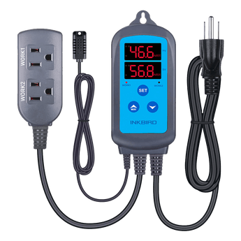 INKBIRD Digital Humidity Controller Pre-Wired Outlet Dual Stage