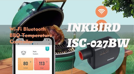 INKBIRD ISC-027BW Wi-Fi Bluetooth BBQ Automatic Smoker Fan Controller
