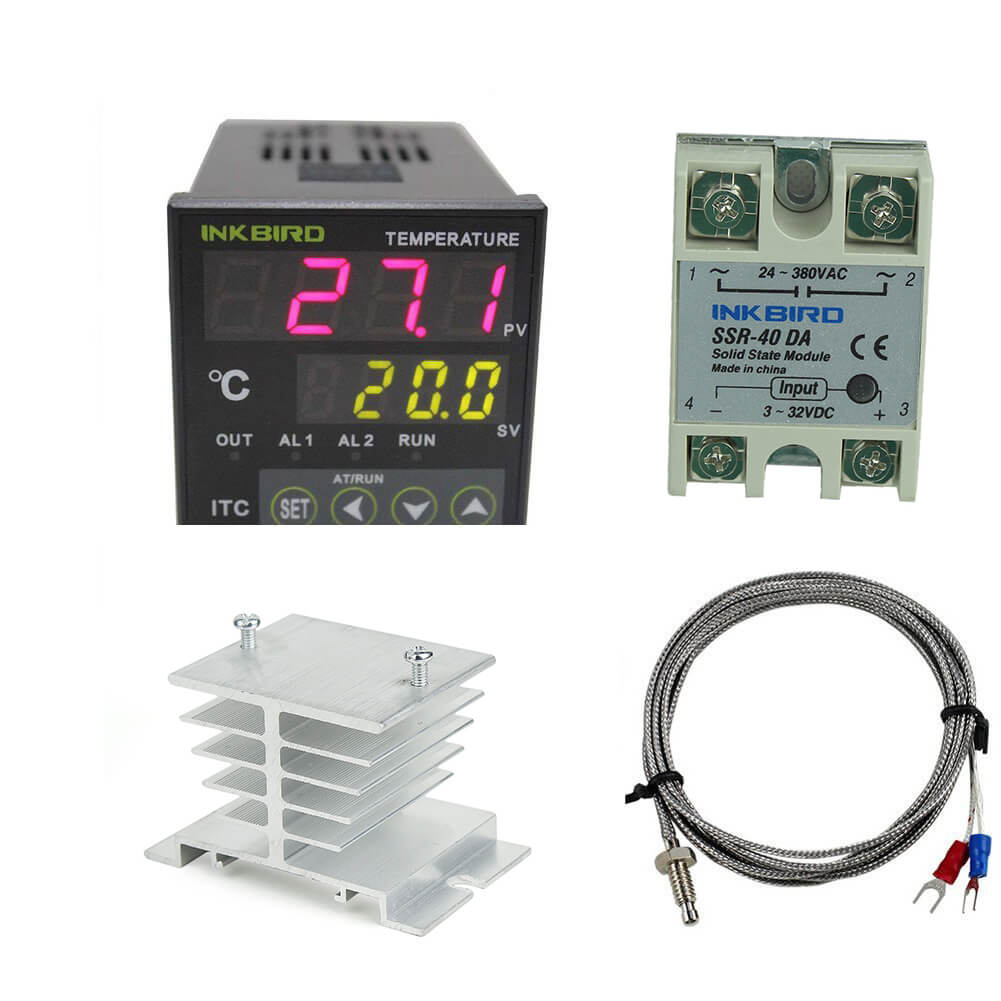 INKBIRD PID Temperature Controller ITC-100VH + K sensor+ SSR