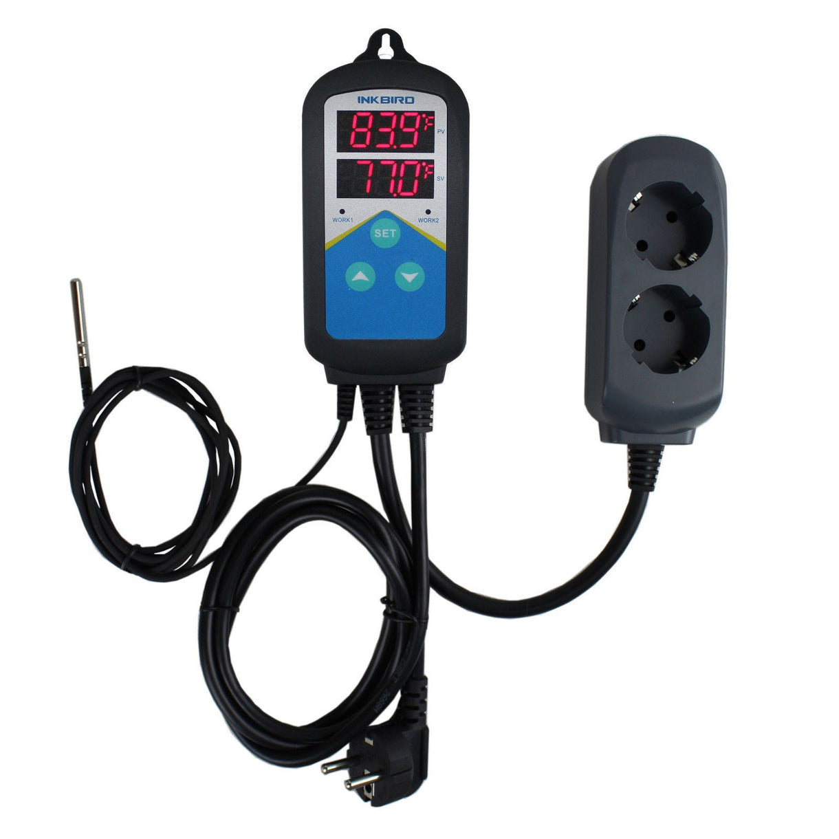 INKBIRD Digital Temperature Controller w/ Dual Outlets of Heating
