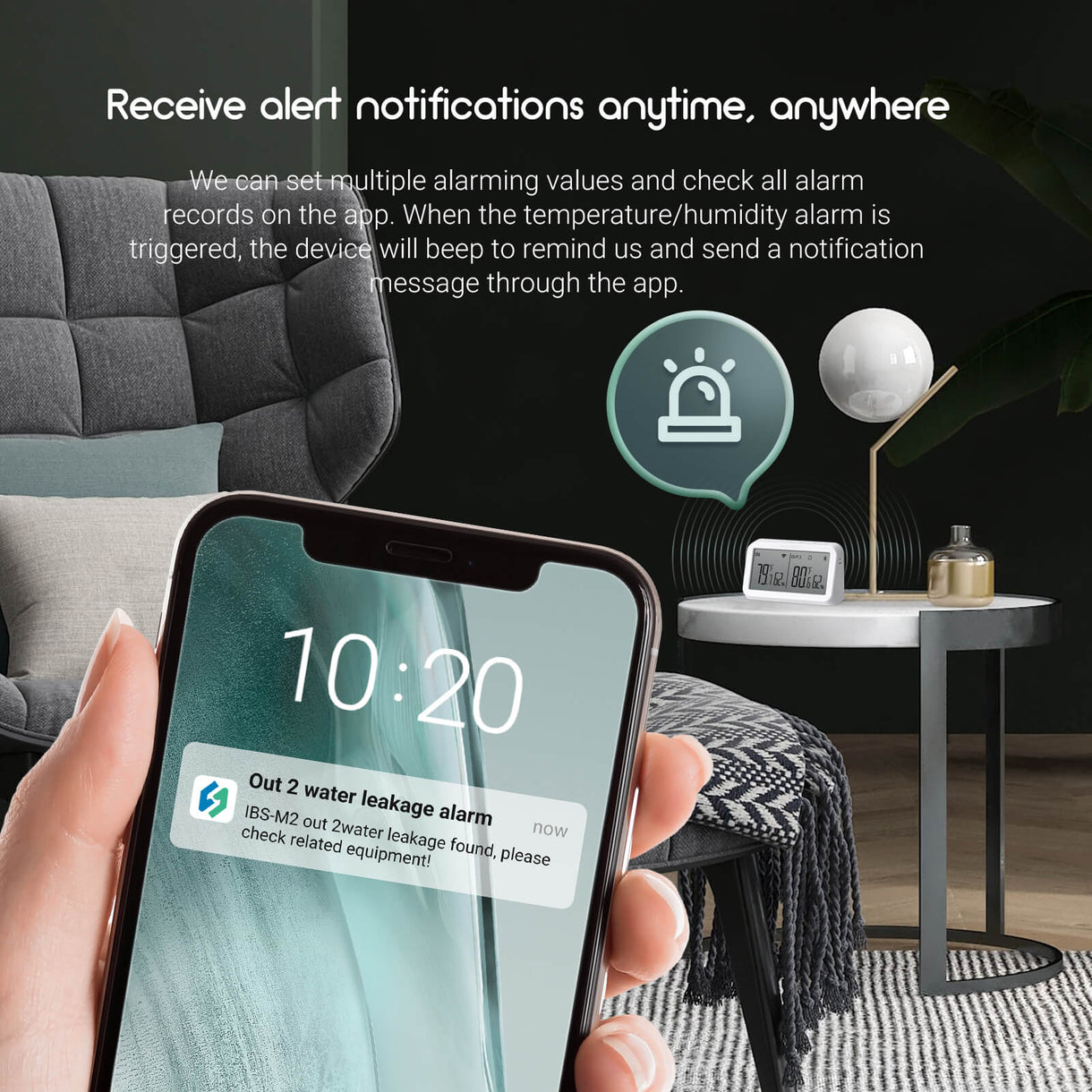 INKBIRD Wi-Fi Gateway w/ Temperature & Humidity Sensor IBS-M2